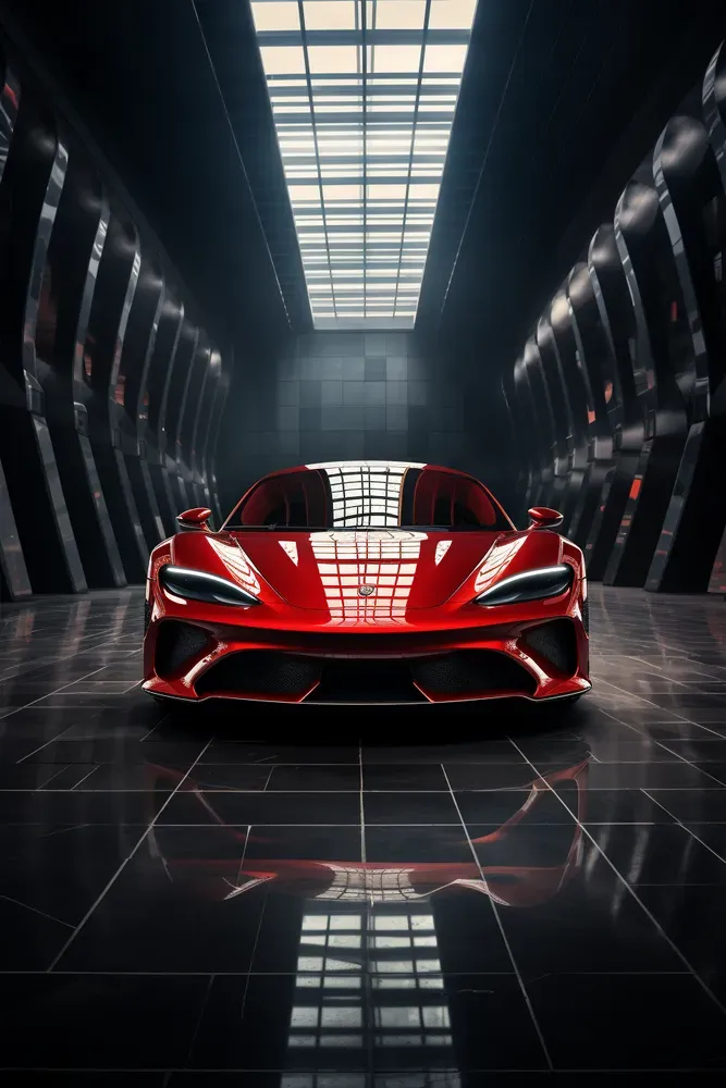 Styled Car Portraits Midjourney Prompt | PromptBase