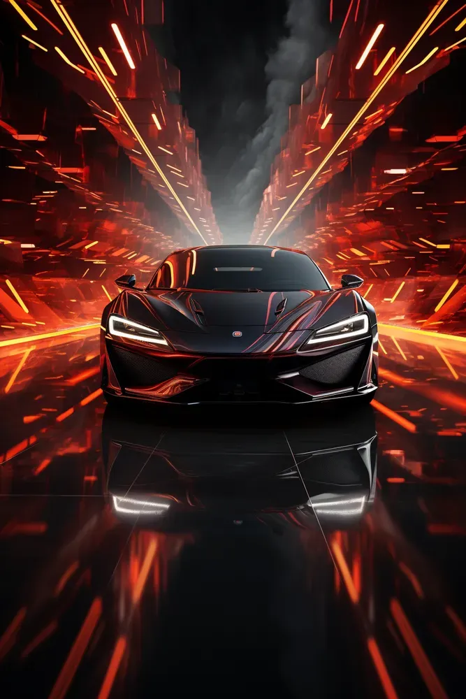 Styled Car Portraits Midjourney Prompt | PromptBase