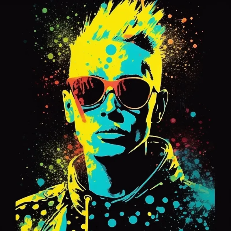 Cyber Punk Pop Art Midjourney Prompt | PromptBase