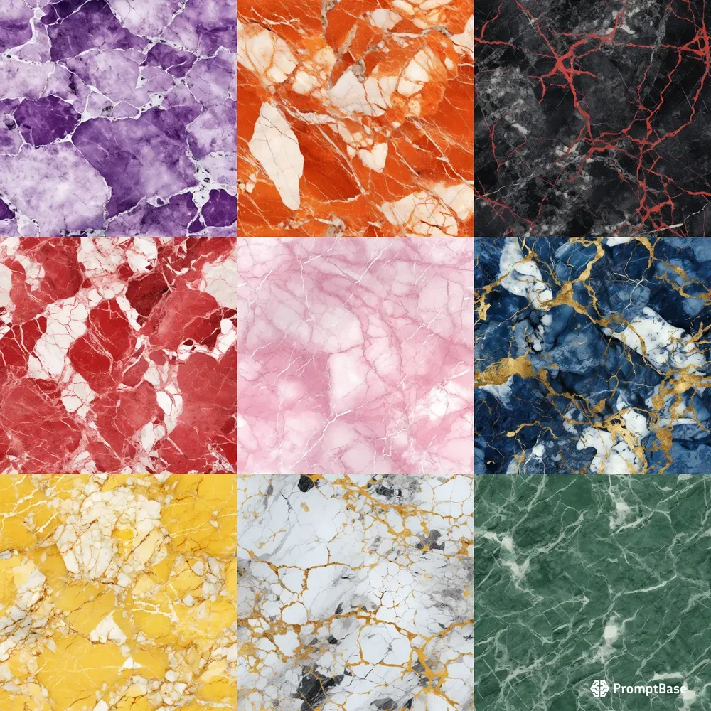 Marble Texture Background Stone Patterns Midjourney Prompt | PromptBase