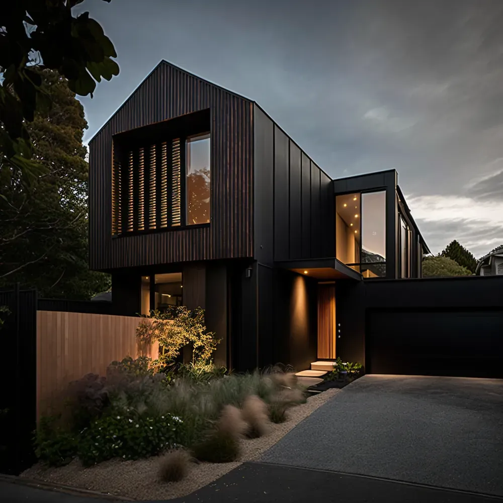 Moody Realistic Architectural Designs Midjourney Prompt | PromptBase