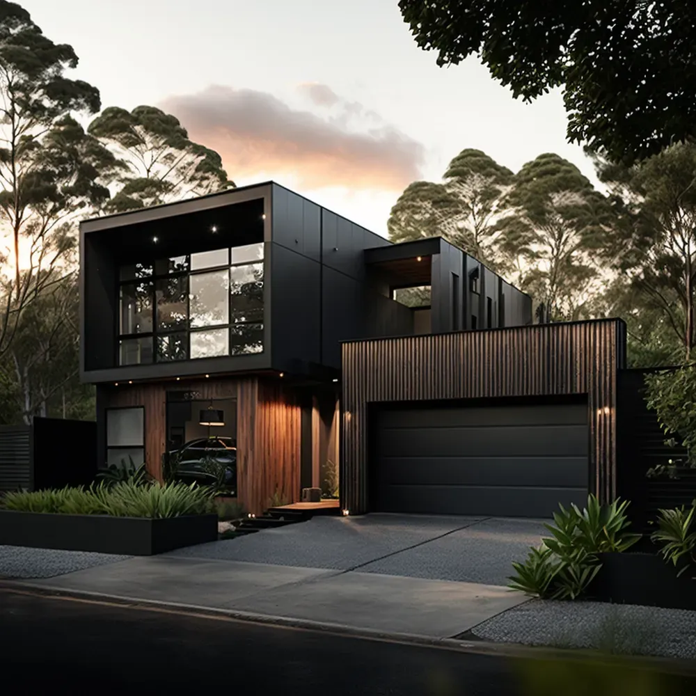 Moody Realistic Architectural Designs Midjourney Prompt | PromptBase