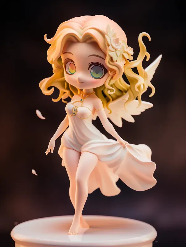 Beautiful Cute Girl Figures Midjourney Prompt | PromptBase