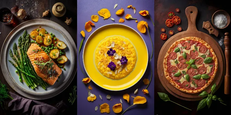 Ultra Realistic Restaurant Foods Midjourney Prompt | PromptBase