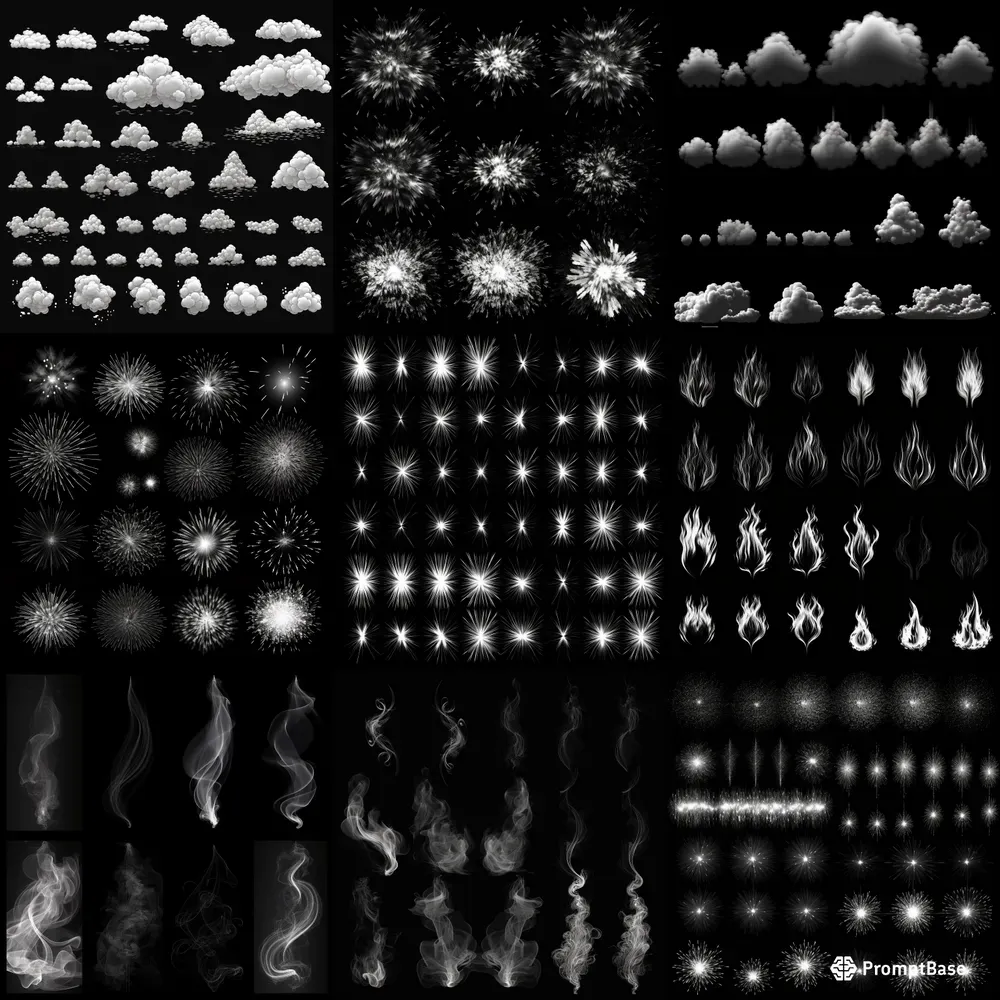 Sprite Effects For Game Devs Midjourney Prompt | PromptBase