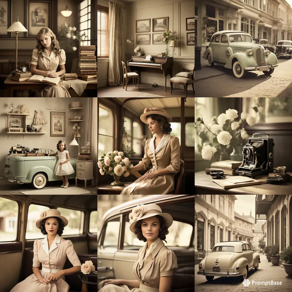 Vintage Style Photography Generetors Leonardo Ai Prompt | PromptBase