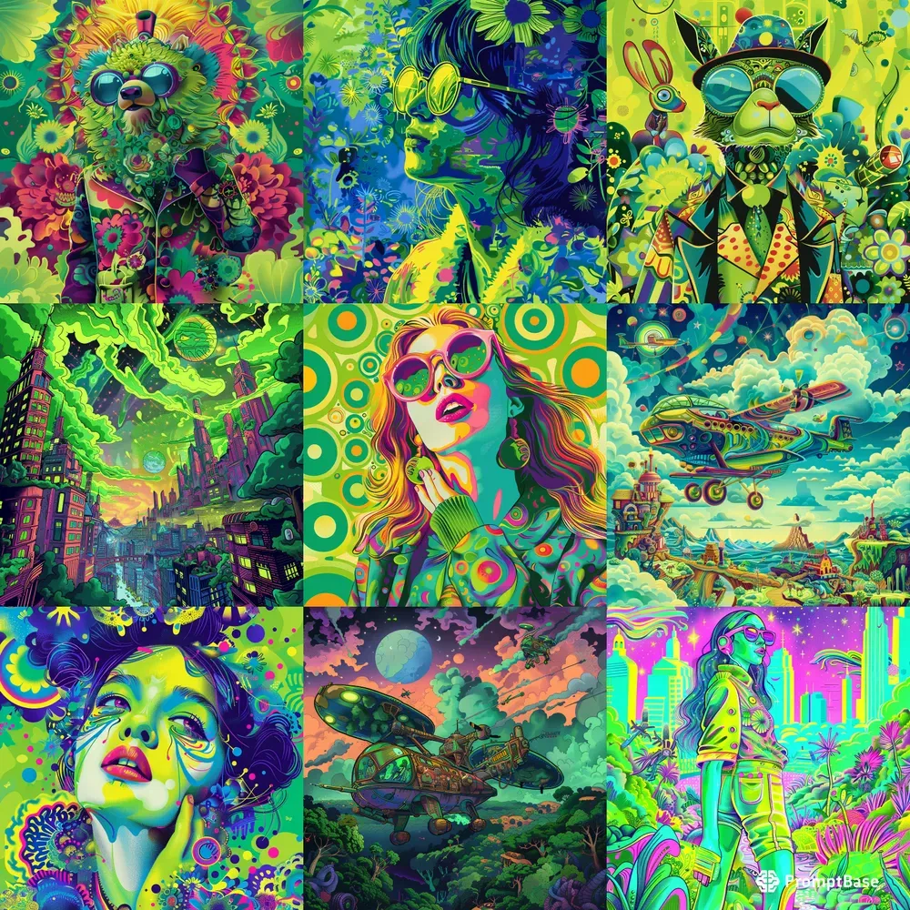 Mccloskey Psychedelic Storytelling Fusions Midjourney Prompt | PromptBase