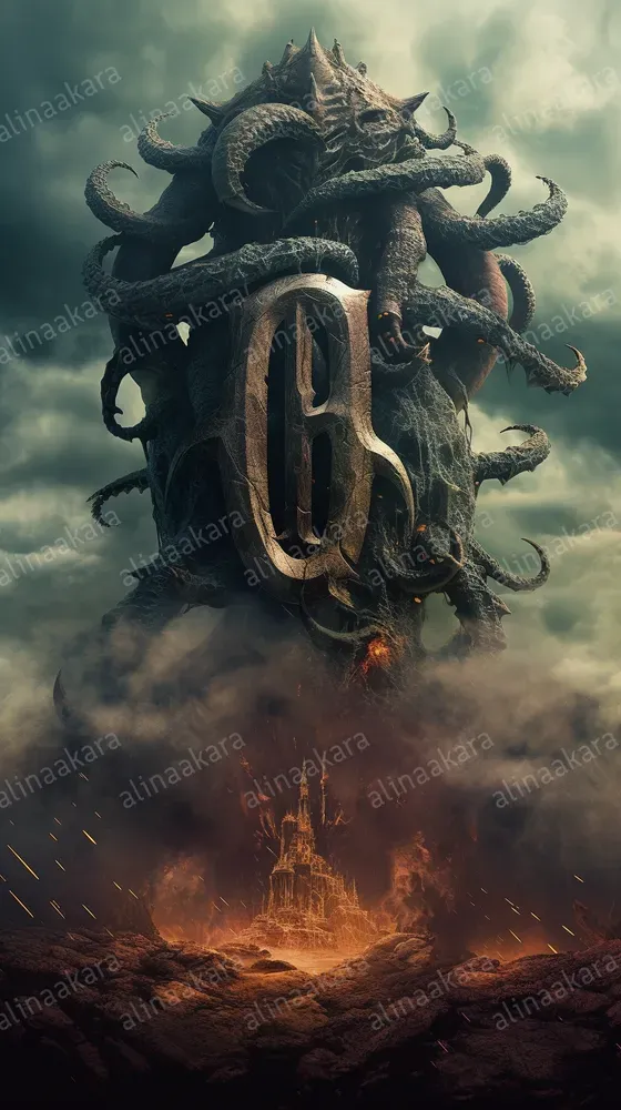 Abyss Monster Book Covers Midjourney Prompt | PromptBase