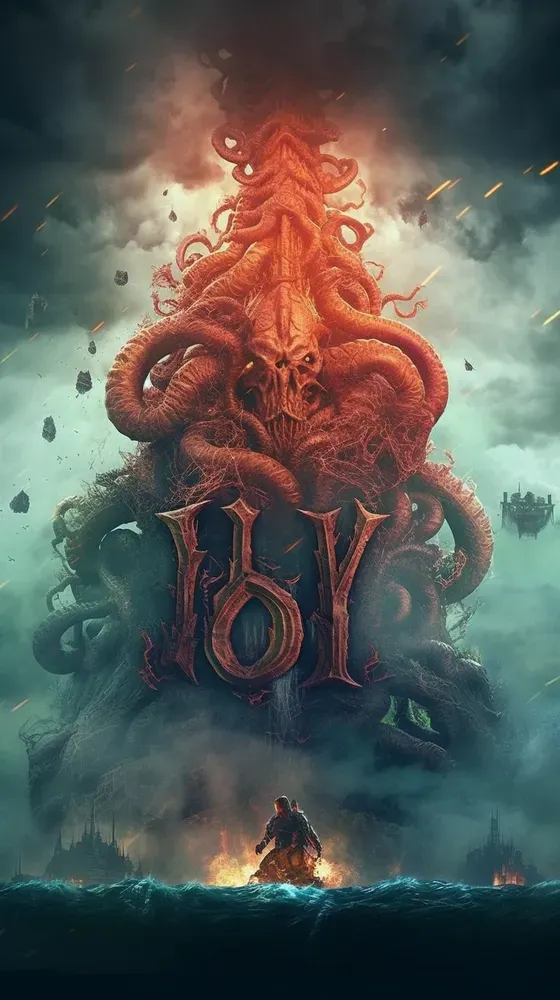 Abyss Monster Book Covers Midjourney Prompt | PromptBase