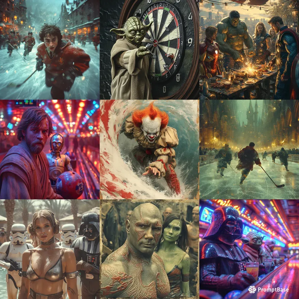 Movie Character Shots Midjourney Prompt | PromptBase