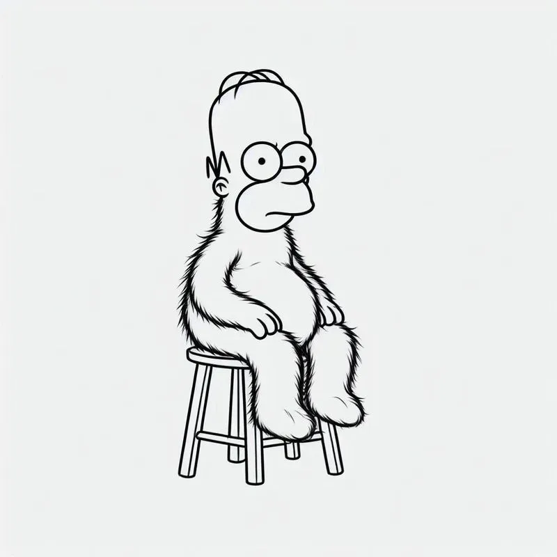 Famous Cartoon Coloring Pages DALL·E Prompt | PromptBase