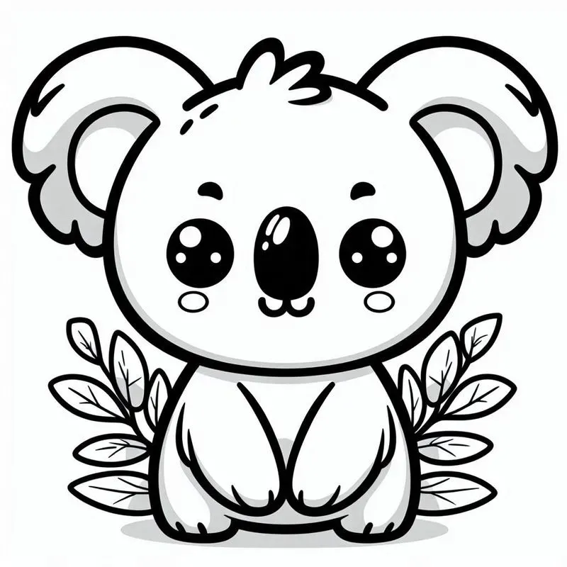 Adorable Animal Coloring Pages DALL·E Prompt | PromptBase