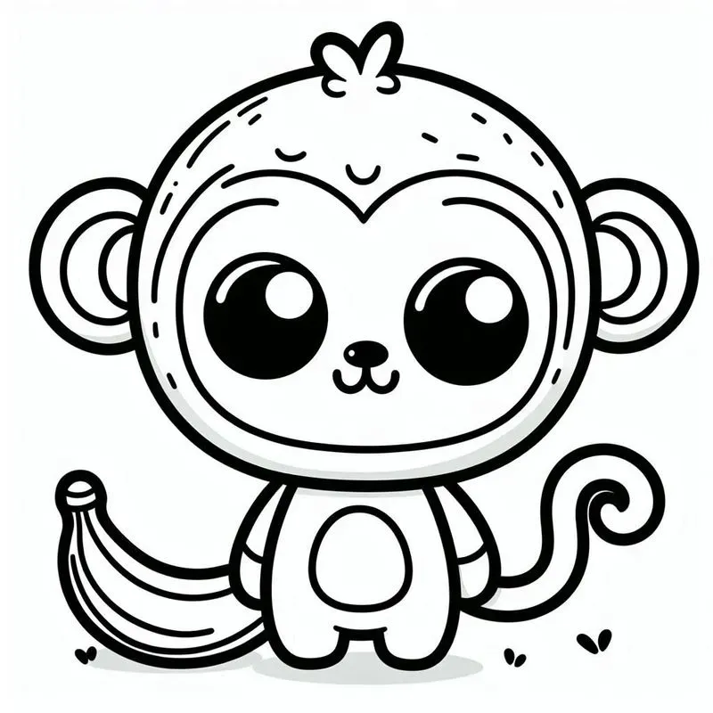 Adorable Animal Coloring Pages DALL·E Prompt | PromptBase