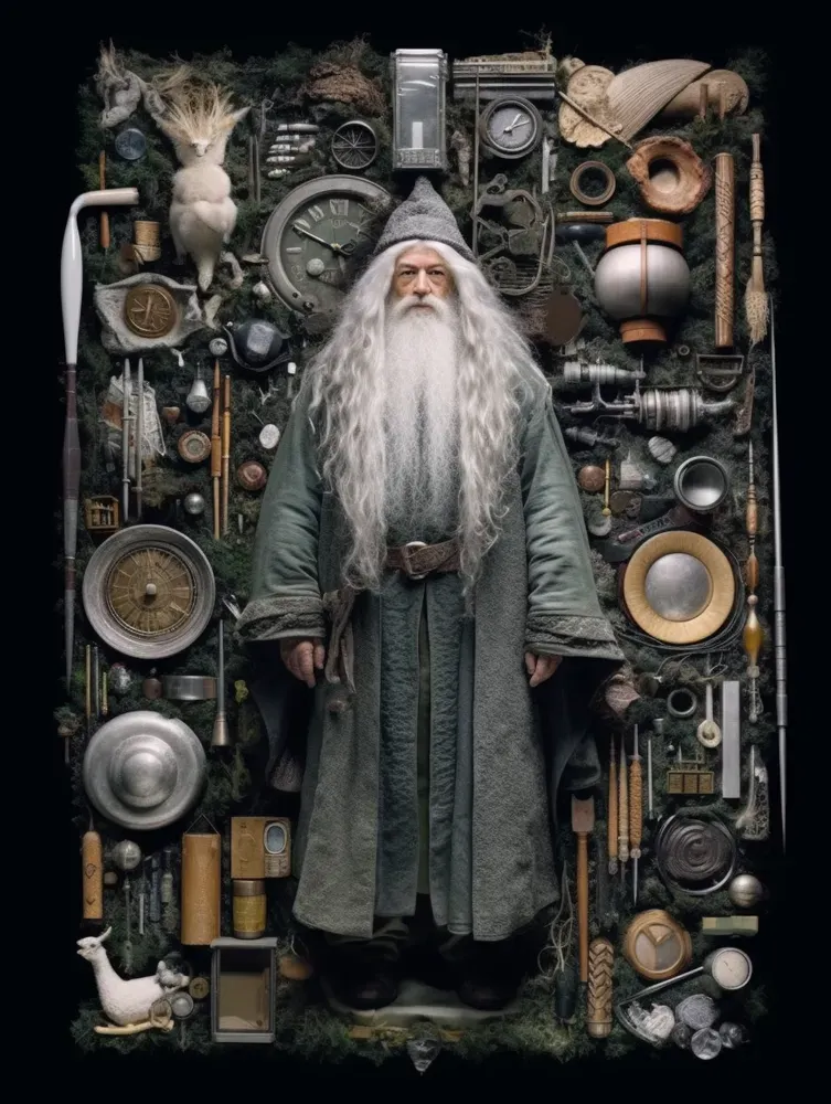 Knolling Art Midjourney Prompt | PromptBase