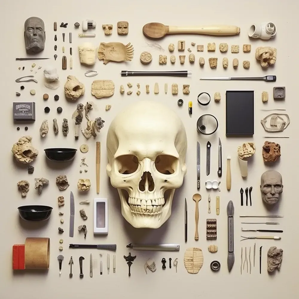 Knolling Art Midjourney Prompt | PromptBase