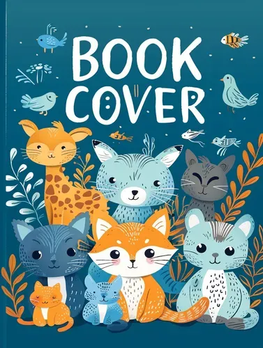 Illustrational Childrens Book Cover App | PromptBase