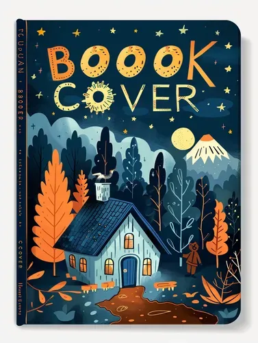 Illustrational Childrens Book Cover App | PromptBase