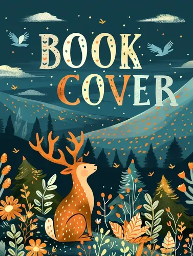 Illustrational Childrens Book Cover App | PromptBase