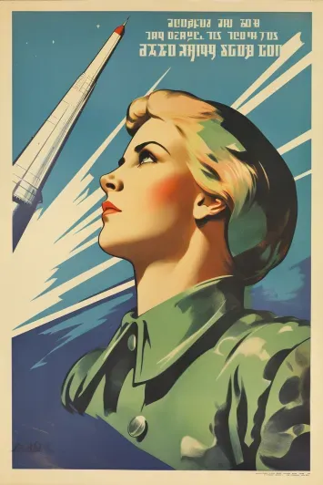 Soviet Propaganda Posters Midjourney Prompt | PromptBase