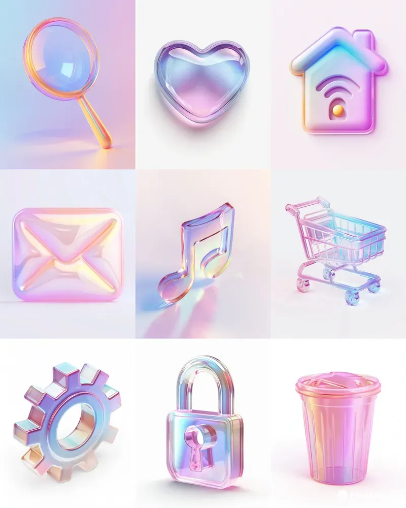 Lineal Color Icons Original Style Midjourney Prompt | PromptBase