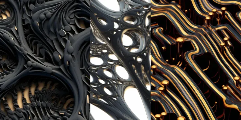 Ferro Fluid Patterns Midjourney Prompt | PromptBase