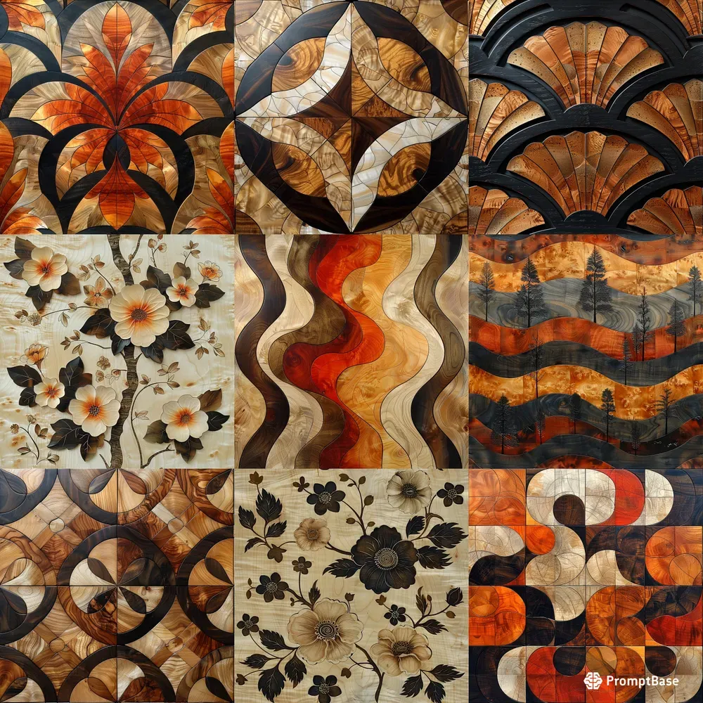 Wood Wonders Seamless Natural Patterns Midjourney Prompt | PromptBase