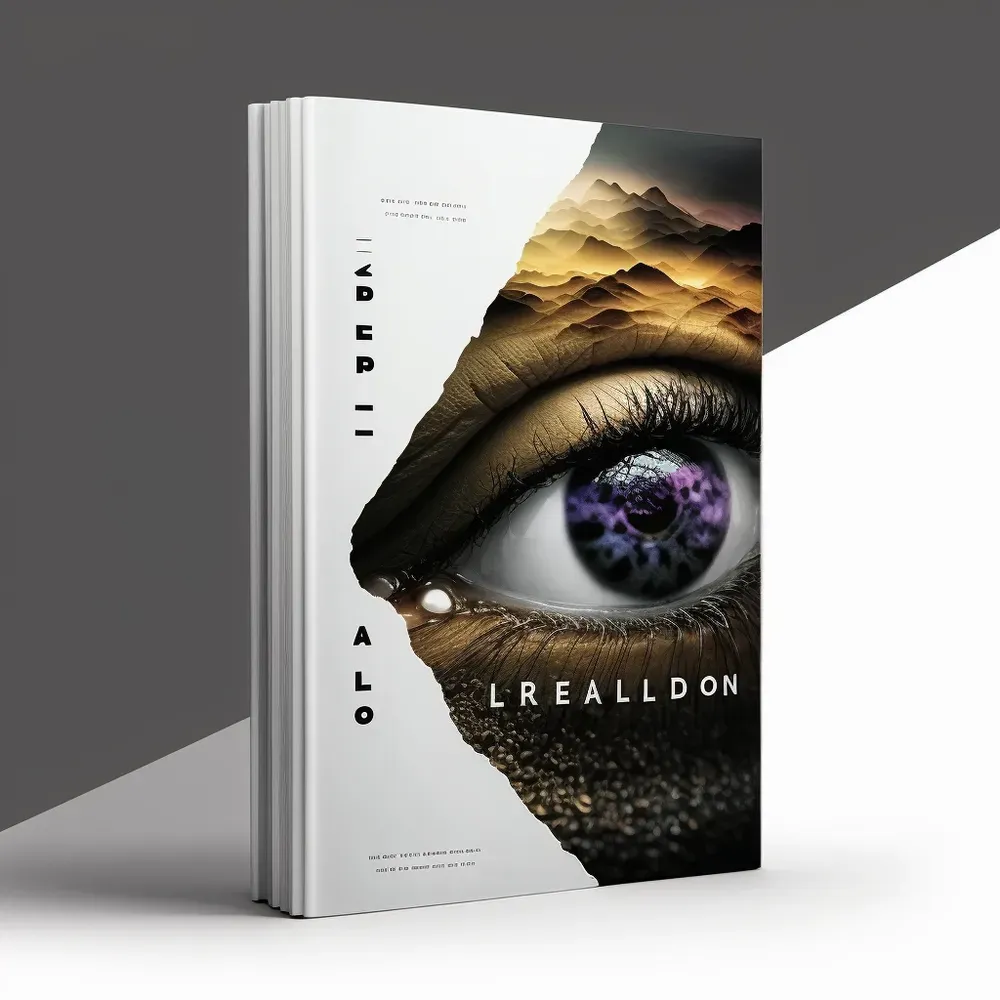 Book Cover Realistic Cinematic Designs Midjourney Prompt | PromptBase