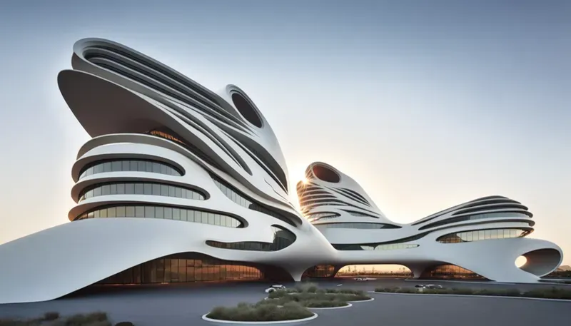 Architects Futures Inspired By Zaha Hadid Midjourney Prompt | PromptBase