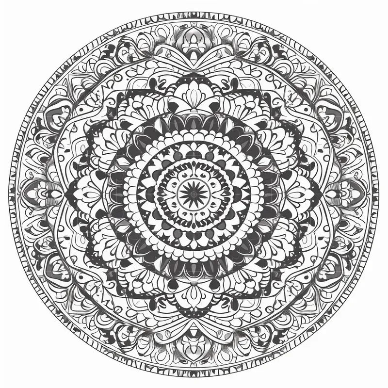 Mandalas Ready To Draw Midjourney Prompt | PromptBase
