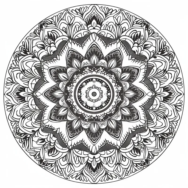 Mandalas Ready To Draw Midjourney Prompt | PromptBase