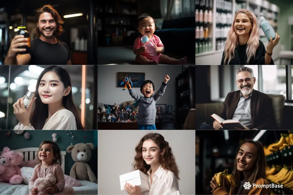 People Promoting Any Products For Ads Midjourney Prompt | PromptBase