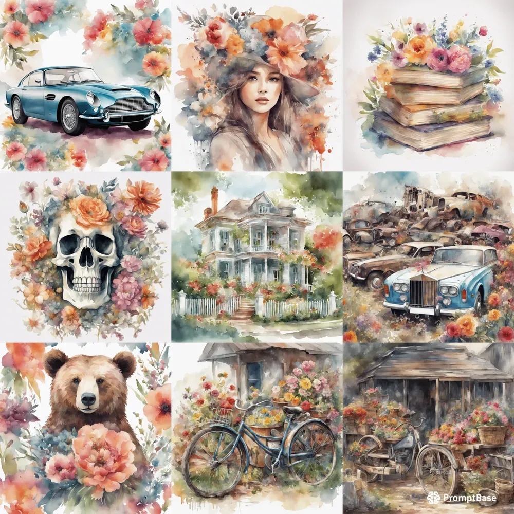 Hyperrealistic Watercolors Stable Diffusion Prompt | PromptBase