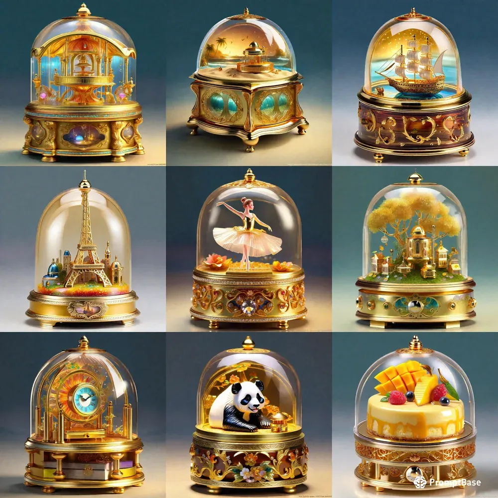 Music Box Art Stable Diffusion Prompt | PromptBase