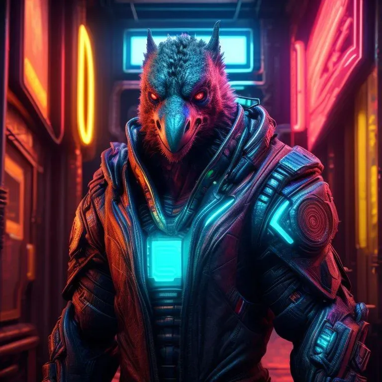 Super Cyberpunk Anthro Furry Characters Stable Diffusion Prompt ...