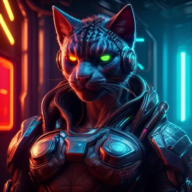 Super Cyberpunk Anthro Furry Characters Stable Diffusion Prompt ...