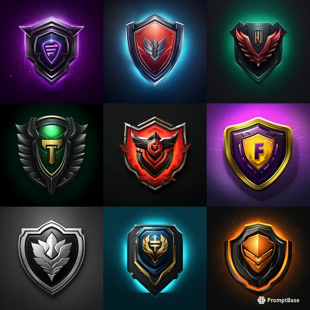 Sport Emblems Midjourney Prompt | PromptBase