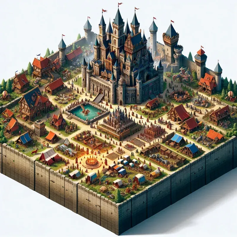 3D Isometric Game Blocks DALL·E Prompt | PromptBase