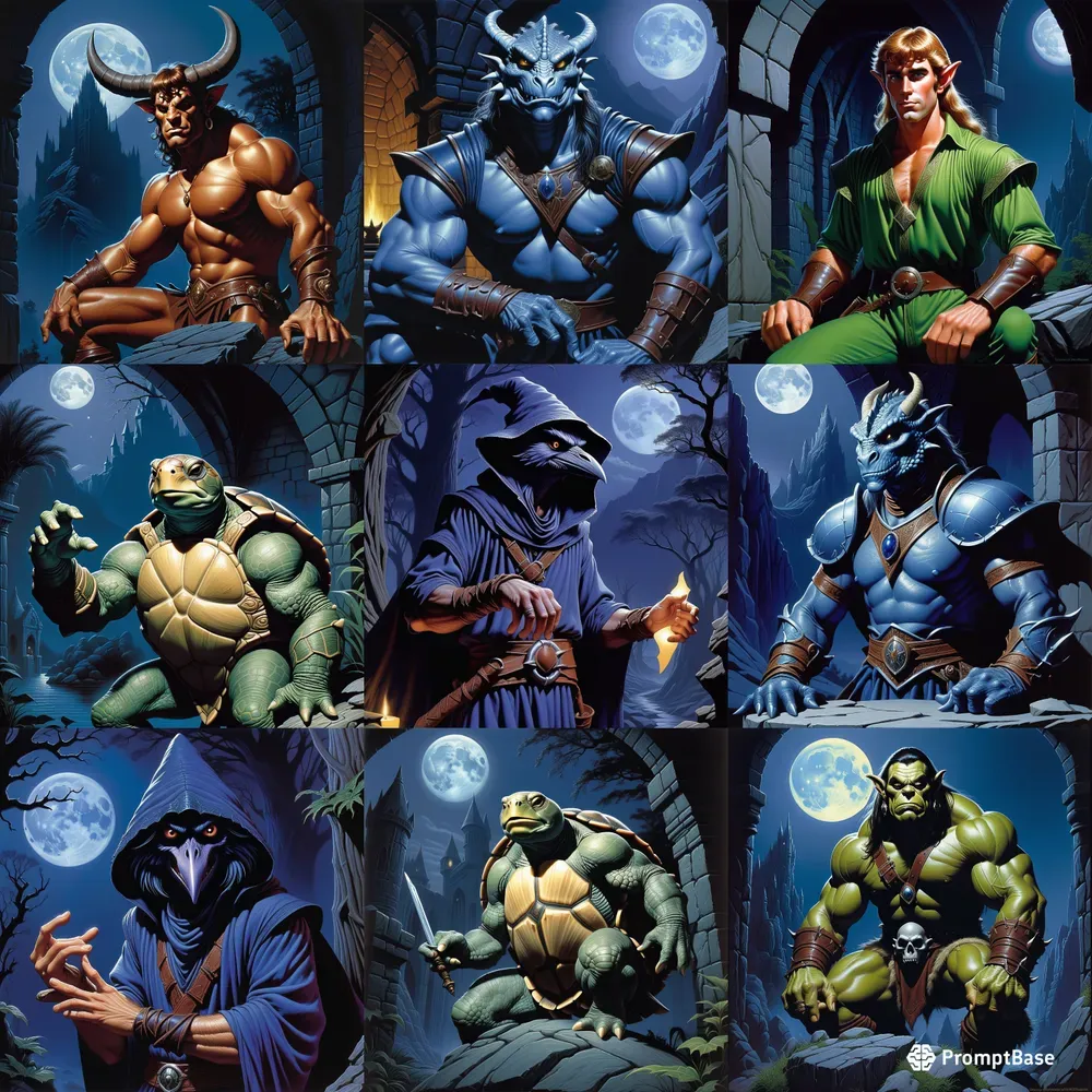 DnD Character Classics Stable Diffusion Prompt | PromptBase