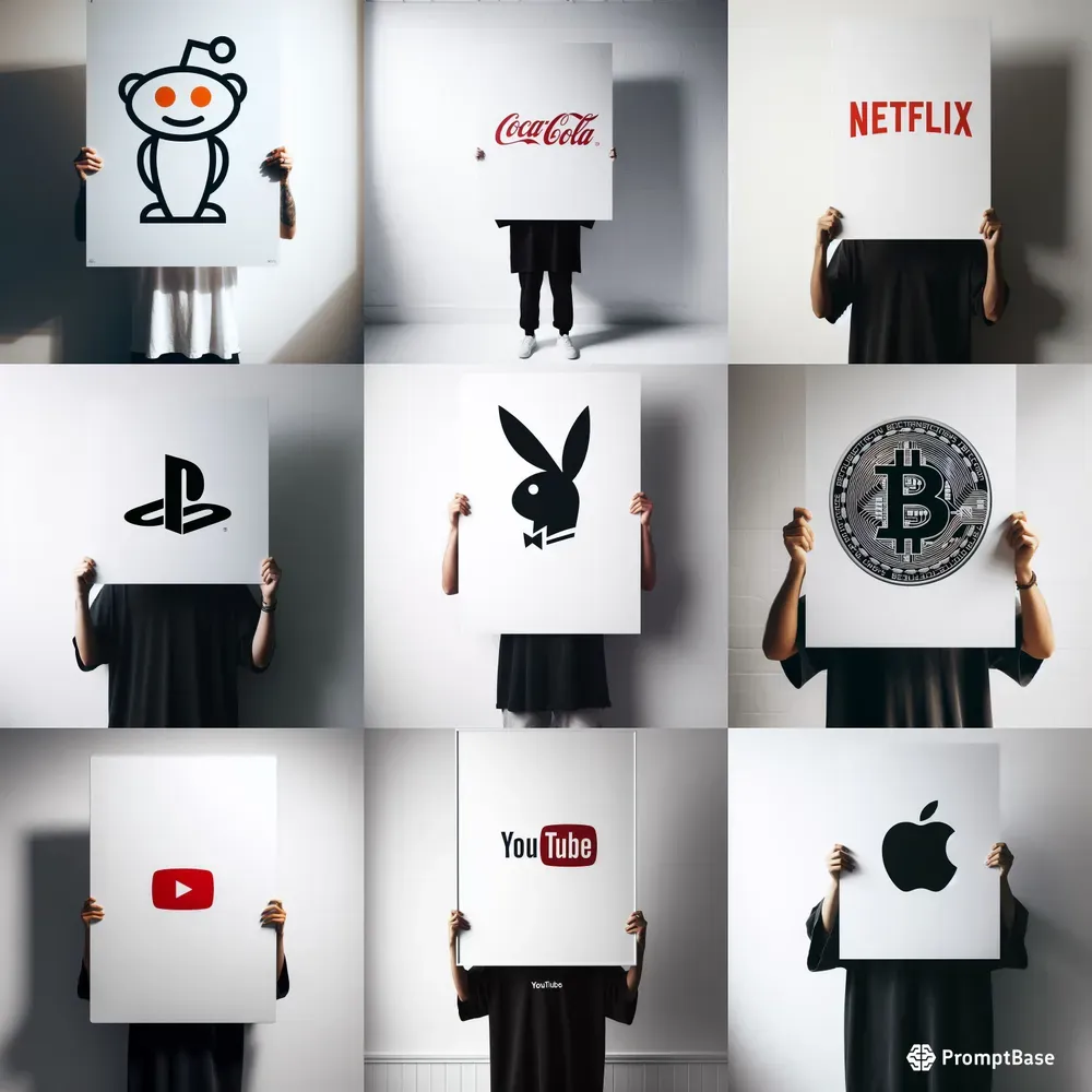 Mockups Of Famous Brands Pictures DALL·E Prompt | PromptBase