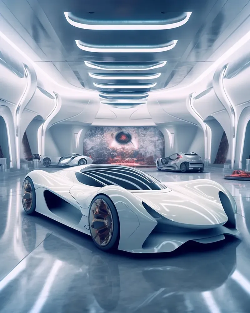 Sci-fi Super Car Concept Designs Midjourney Prompt | PromptBase