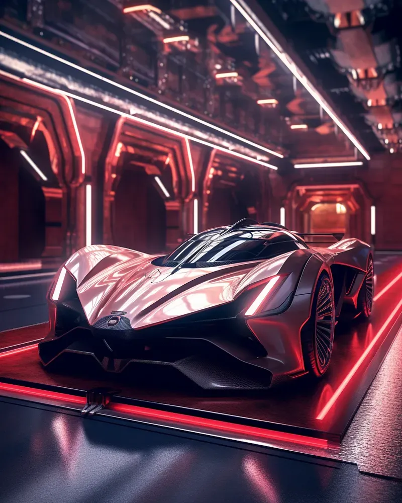Sci-fi Super Car Concept Designs Midjourney Prompt | PromptBase