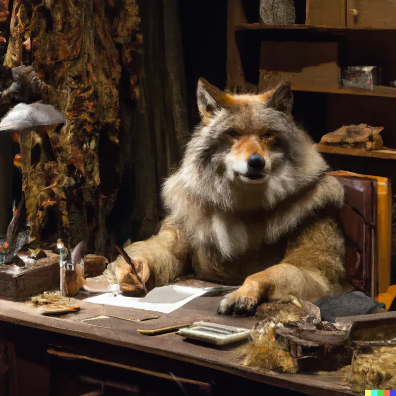 Animals Doing Office Work DALL·E Prompt | PromptBase