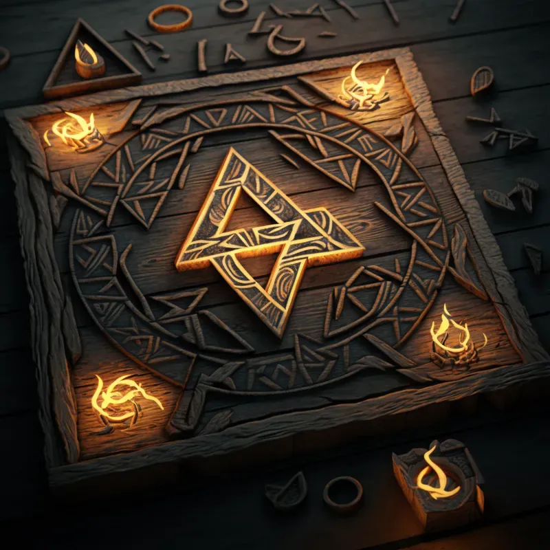 Magic Mystical Runes Midjourney Prompt | PromptBase