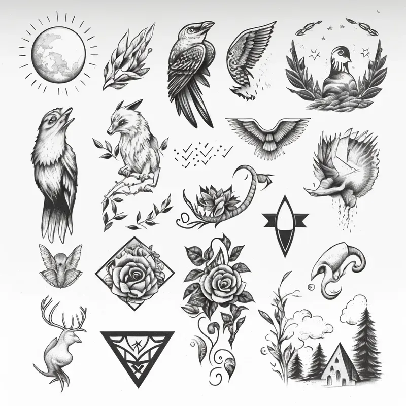 Customizable Flash Tattoos