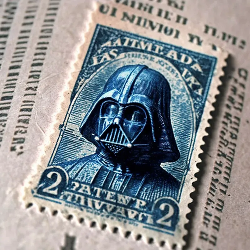 Vintage Character Postage Stamps Midjourney Prompt | PromptBase