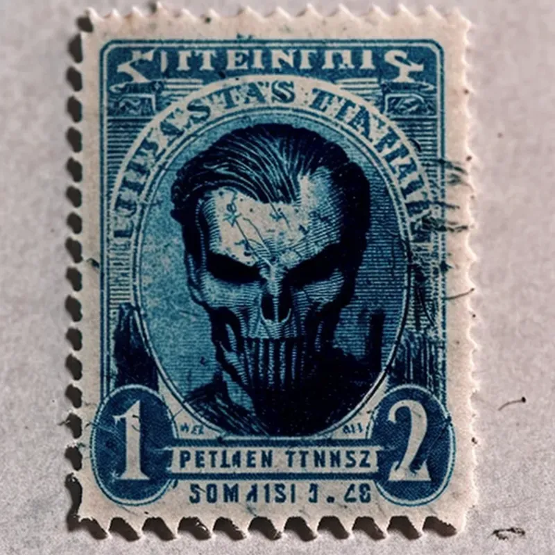 Vintage Character Postage Stamps Midjourney Prompt | PromptBase