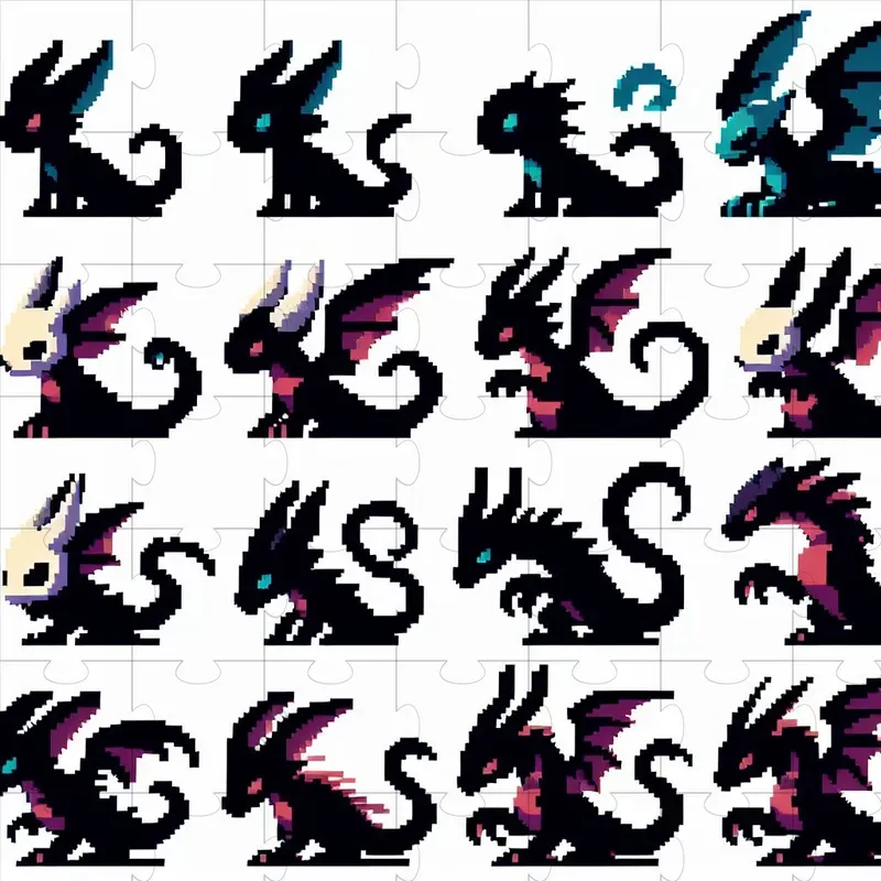 Monster Sprites For Game Design Assets DALL·E Prompt | PromptBase