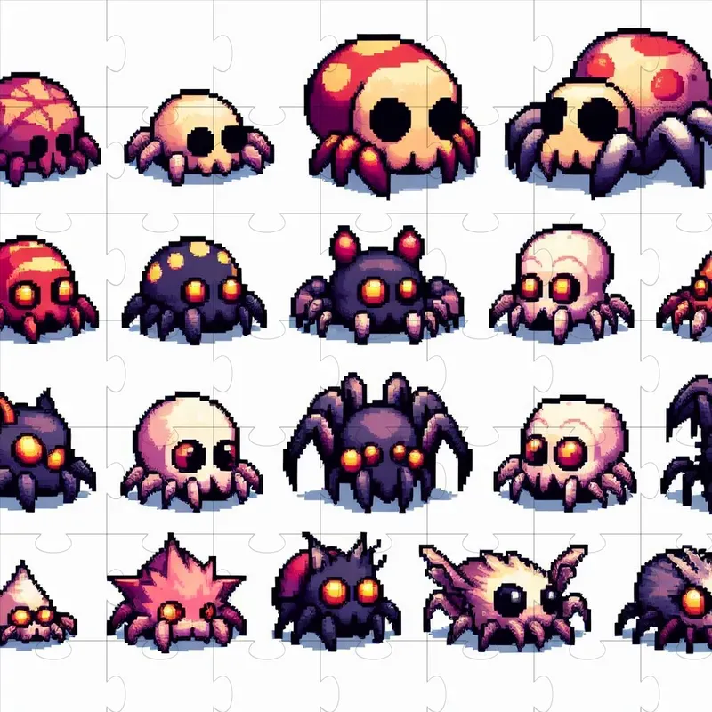 Fantasy Enemy Sprites For Game Design DALL·E Prompt | PromptBase