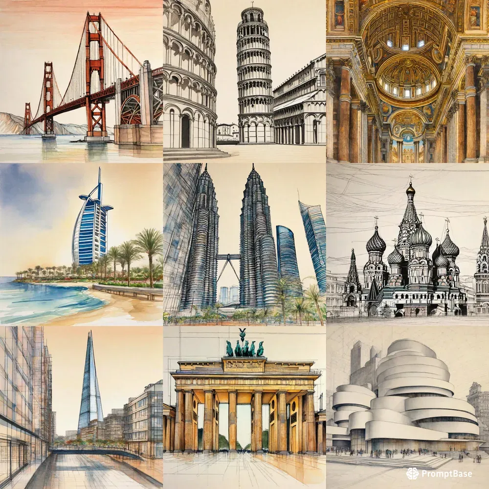 Architectural Drawings Stable Diffusion Prompt | PromptBase