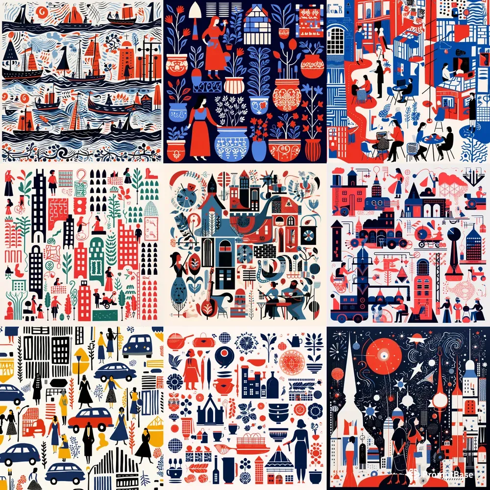 Simple Picture Book Illustrations Midjourney Prompt | PromptBase